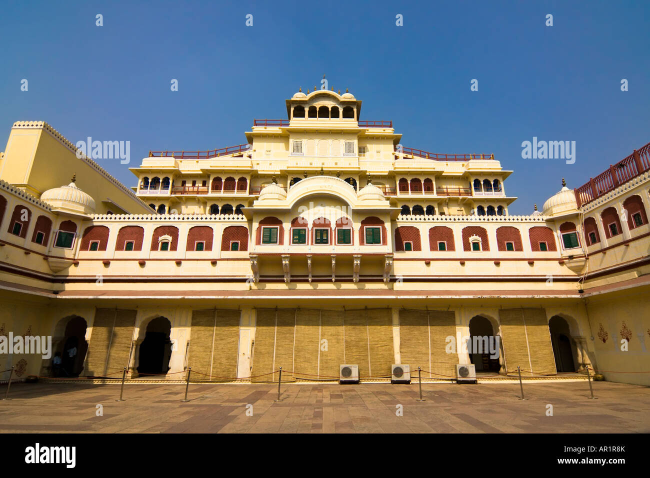 Main building of the City Palace - Jaipur, Rajasthan, India Stock Photo ...