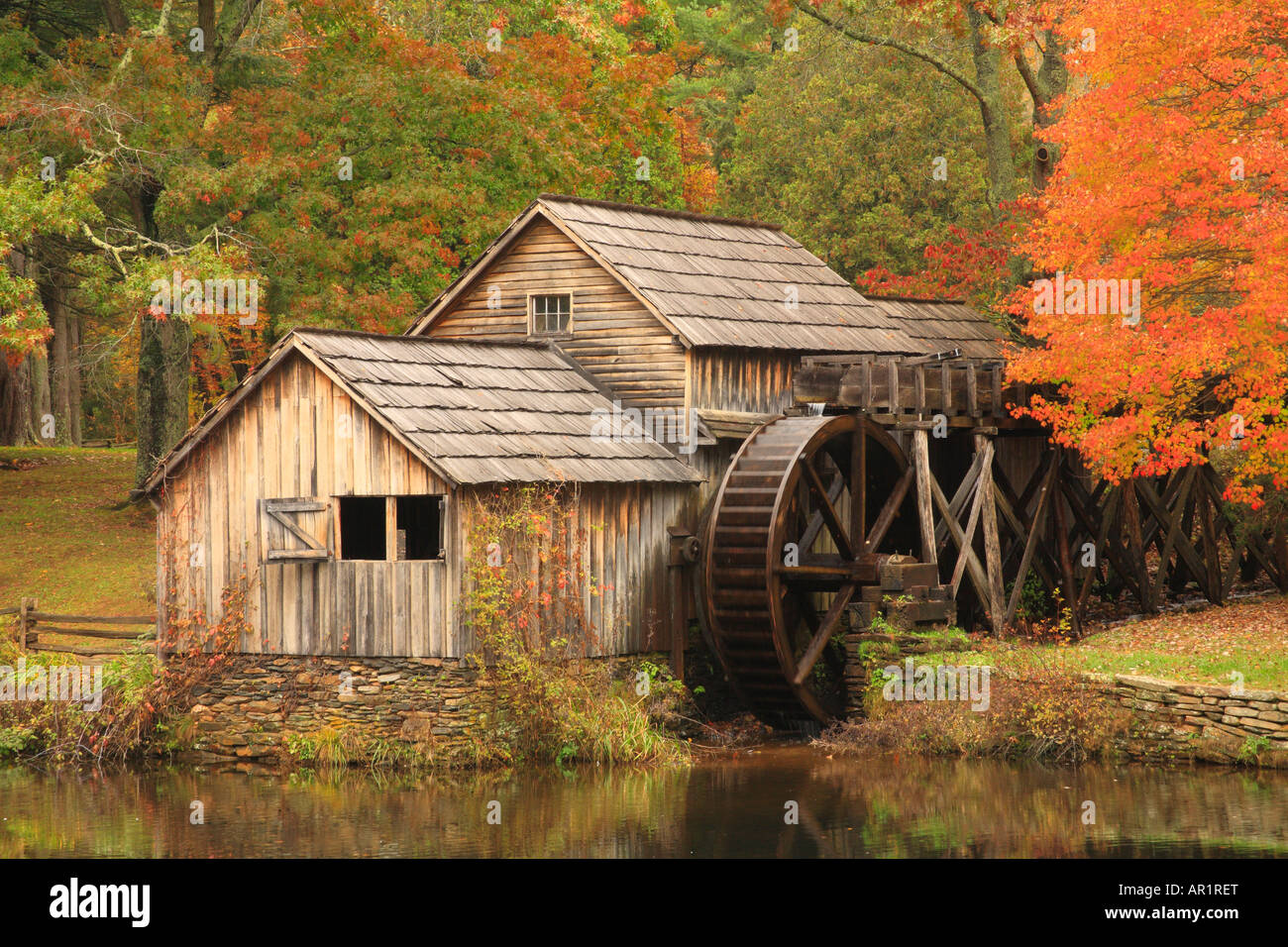 Mabry Mill, Blue Ridge Parkway, Virginia, USA Stock Photo - Alamy