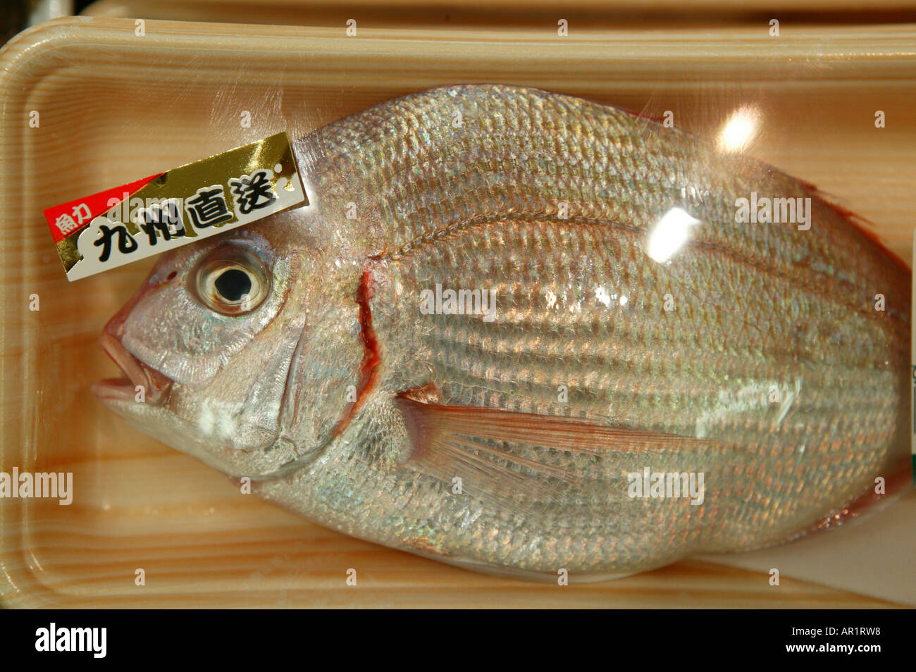 packaged, fresh fish supermarket, Japan Stock Photo - Alamy