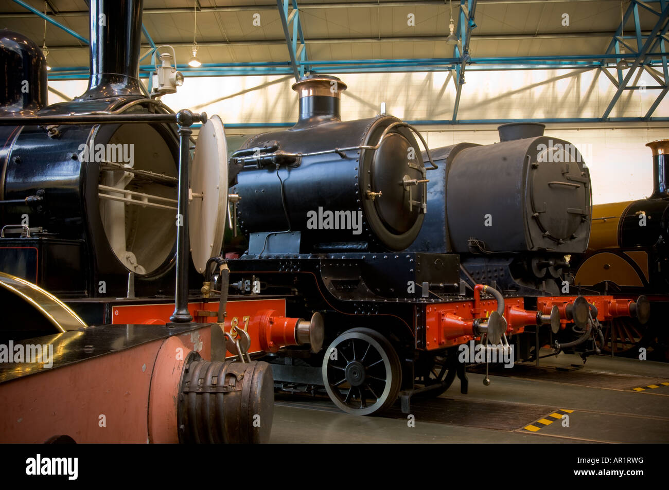 Steam trains at the National Railway Museum NRM York Stock Photo - Alamy