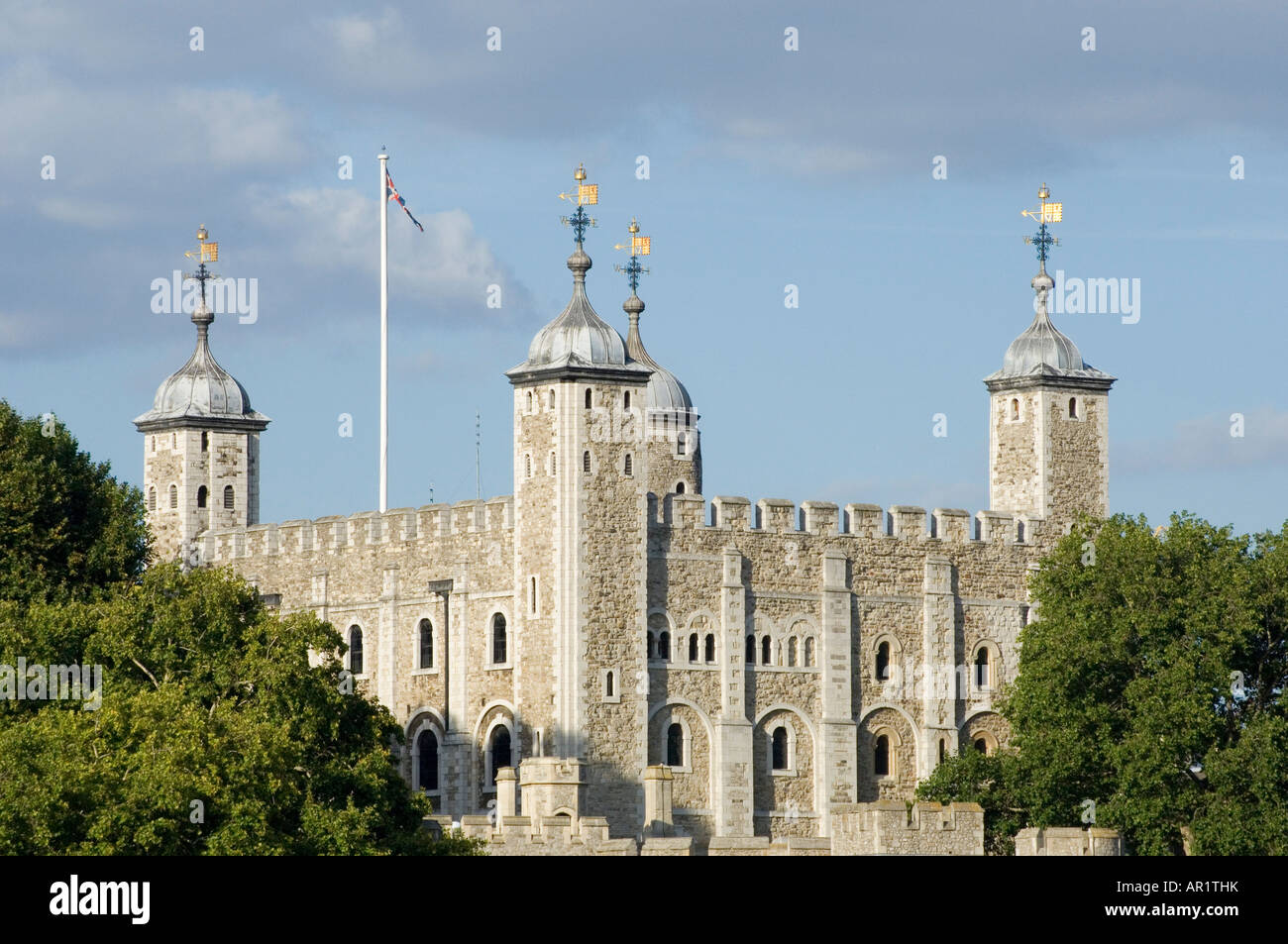 the tower of london viewed from the southbank Stock Photo - Alamy