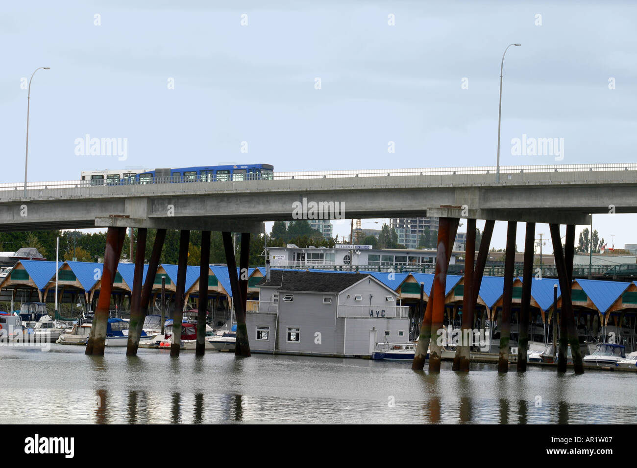 DOCK AND BRIDGE Stock Photo - Alamy