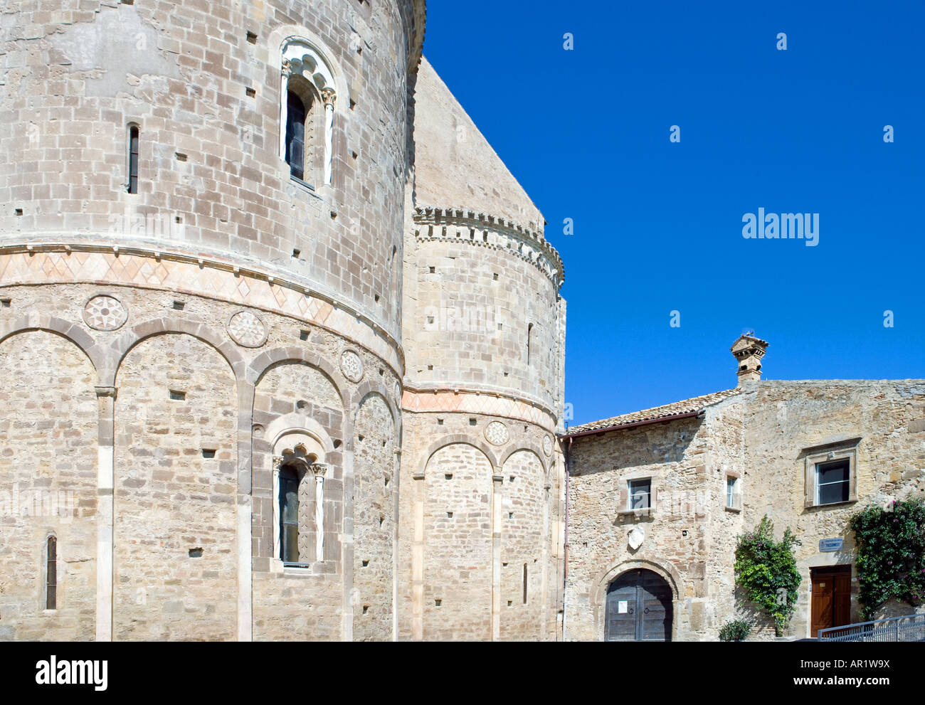 Italy Fossacesia the apsis of S Giovanni s abbey Stock Photo - Alamy