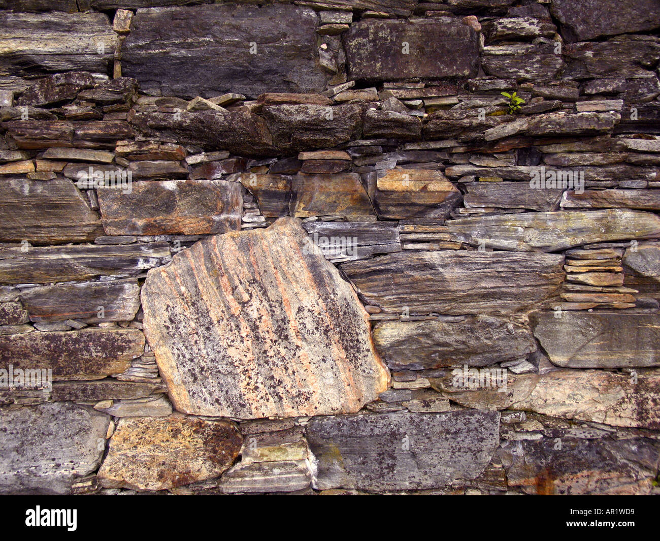 Pictish Broch walls circa 500BC Stock Photo - Alamy