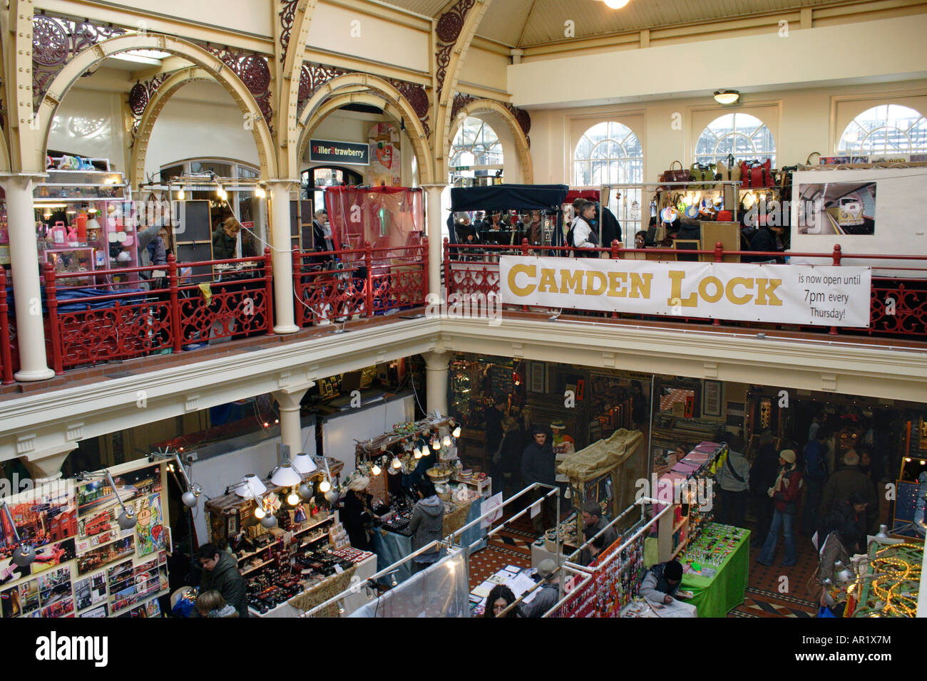 Camden Lock Market London February 2008 Stock Photo - Alamy
