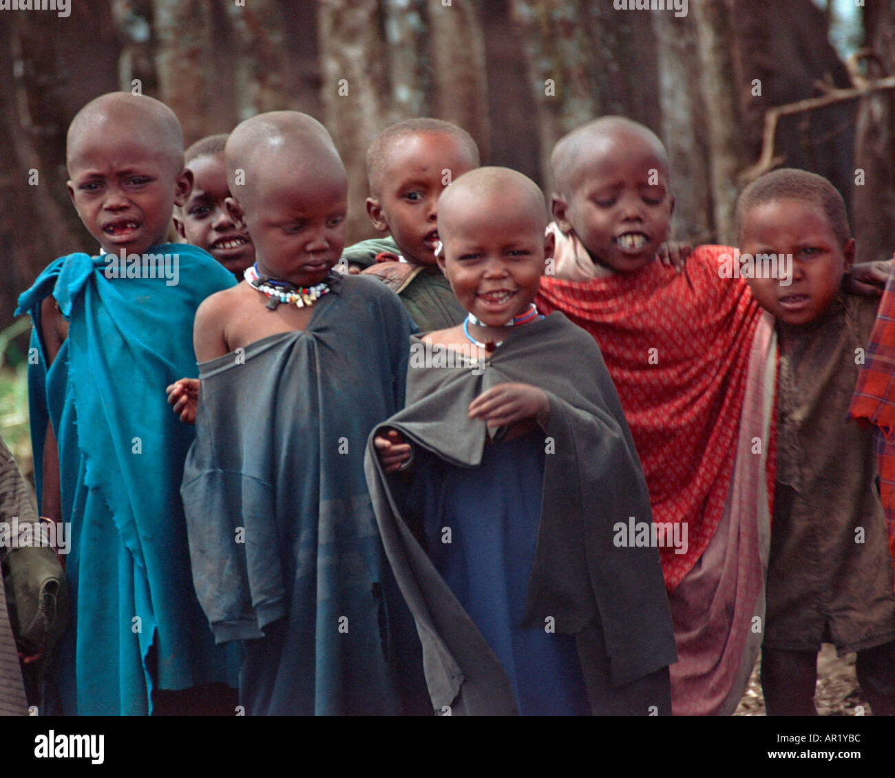 Maasai Children, Tanzania East Africa Stock Photo - Alamy
