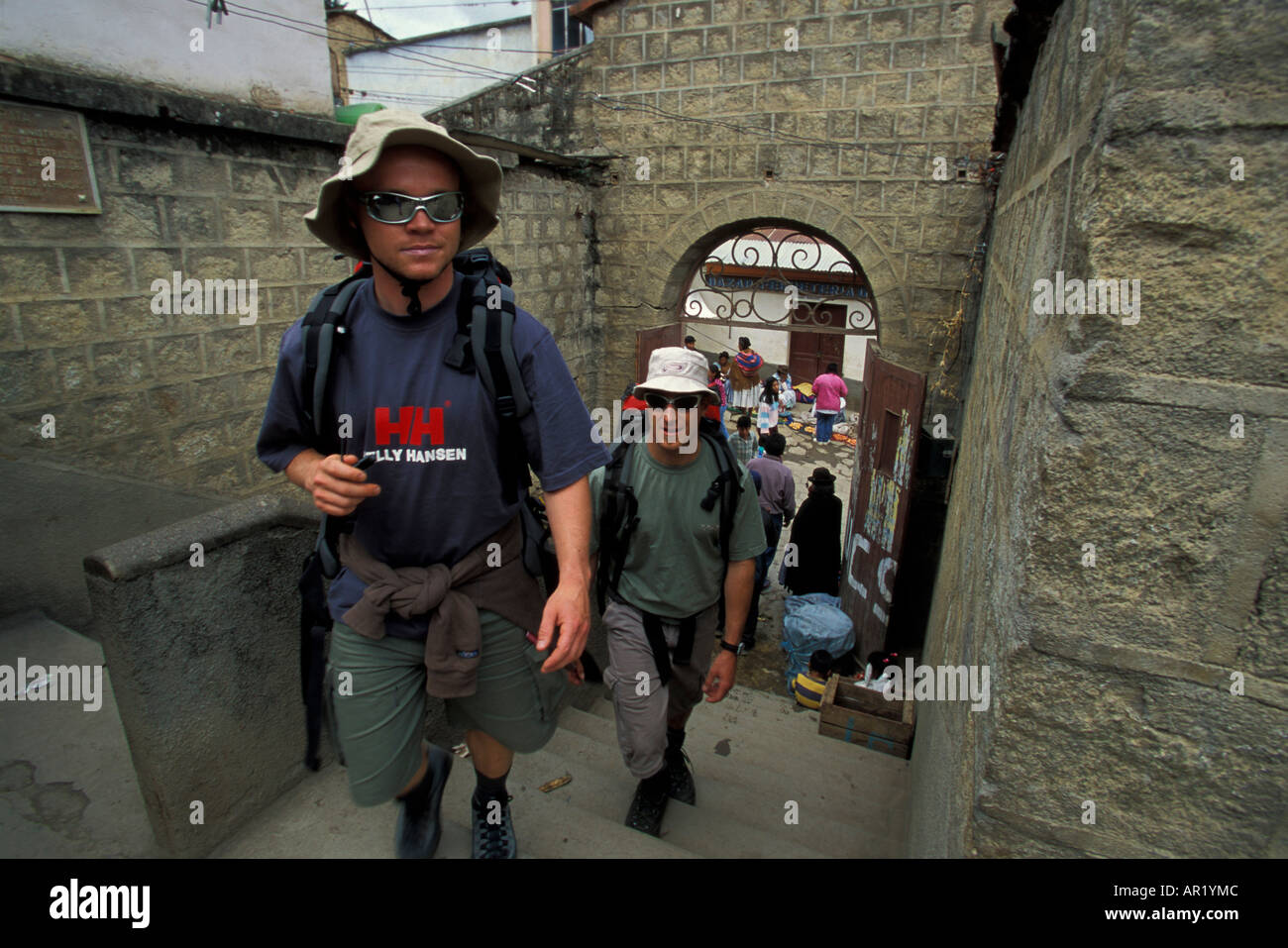 Trekker, Ancohuma Trekking Bolivia, South America Stock Photo - Alamy