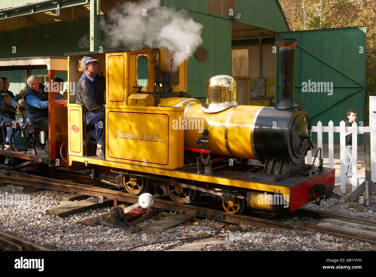Bagnall 2-4-0T 1781/1905 "Polar Bear" built for the Groudle Glen ...