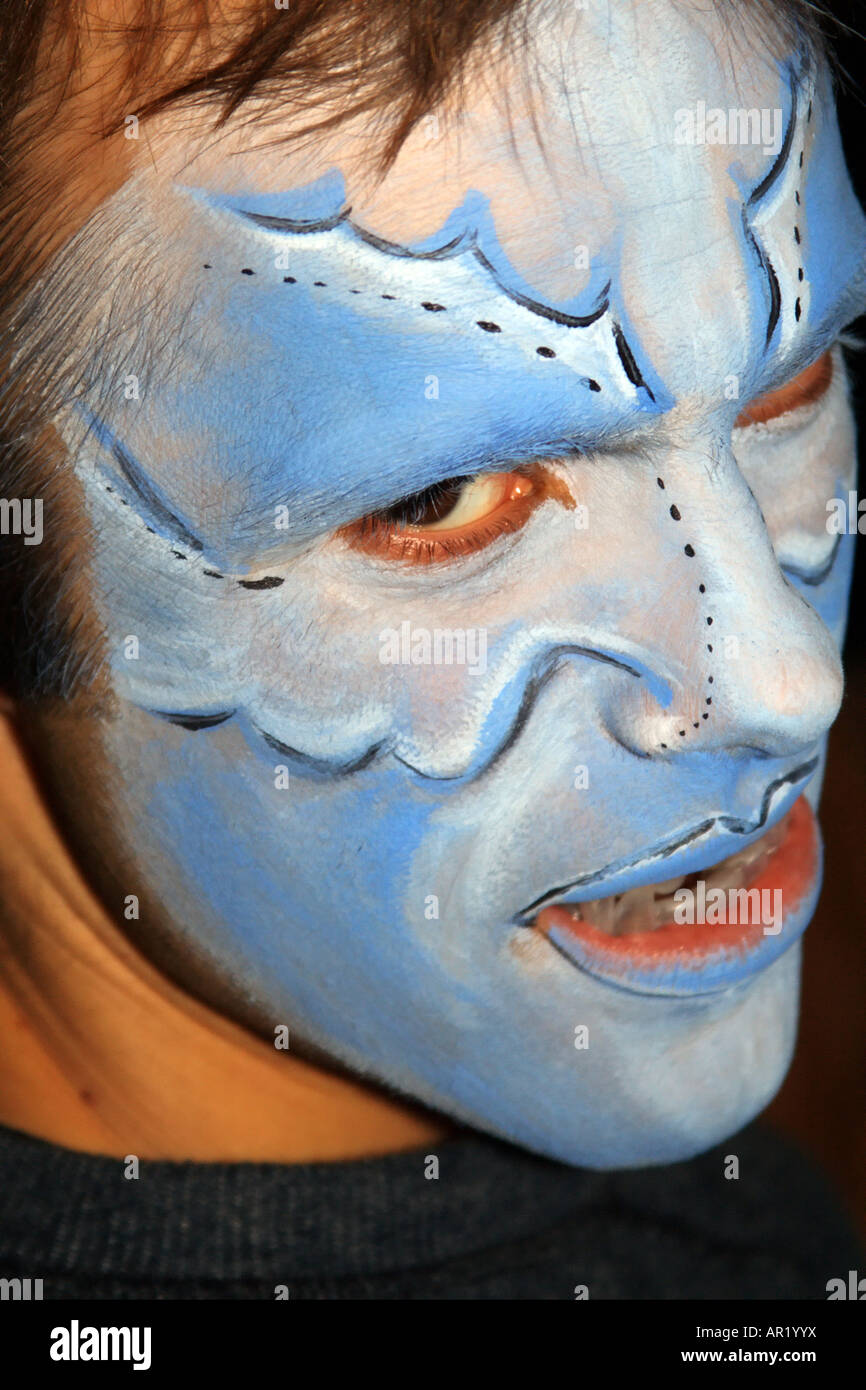 Man painted body paint hi-res stock photography and images - Alamy