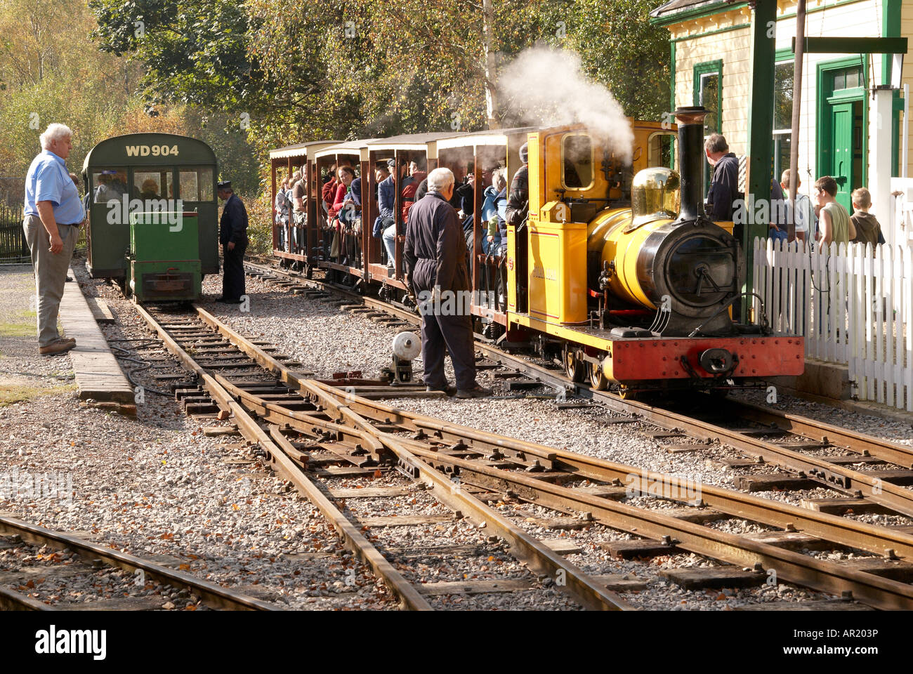 Bagnall 2-4-0T 1781/1905 "Polar Bear" built for the Groudle Glen ...