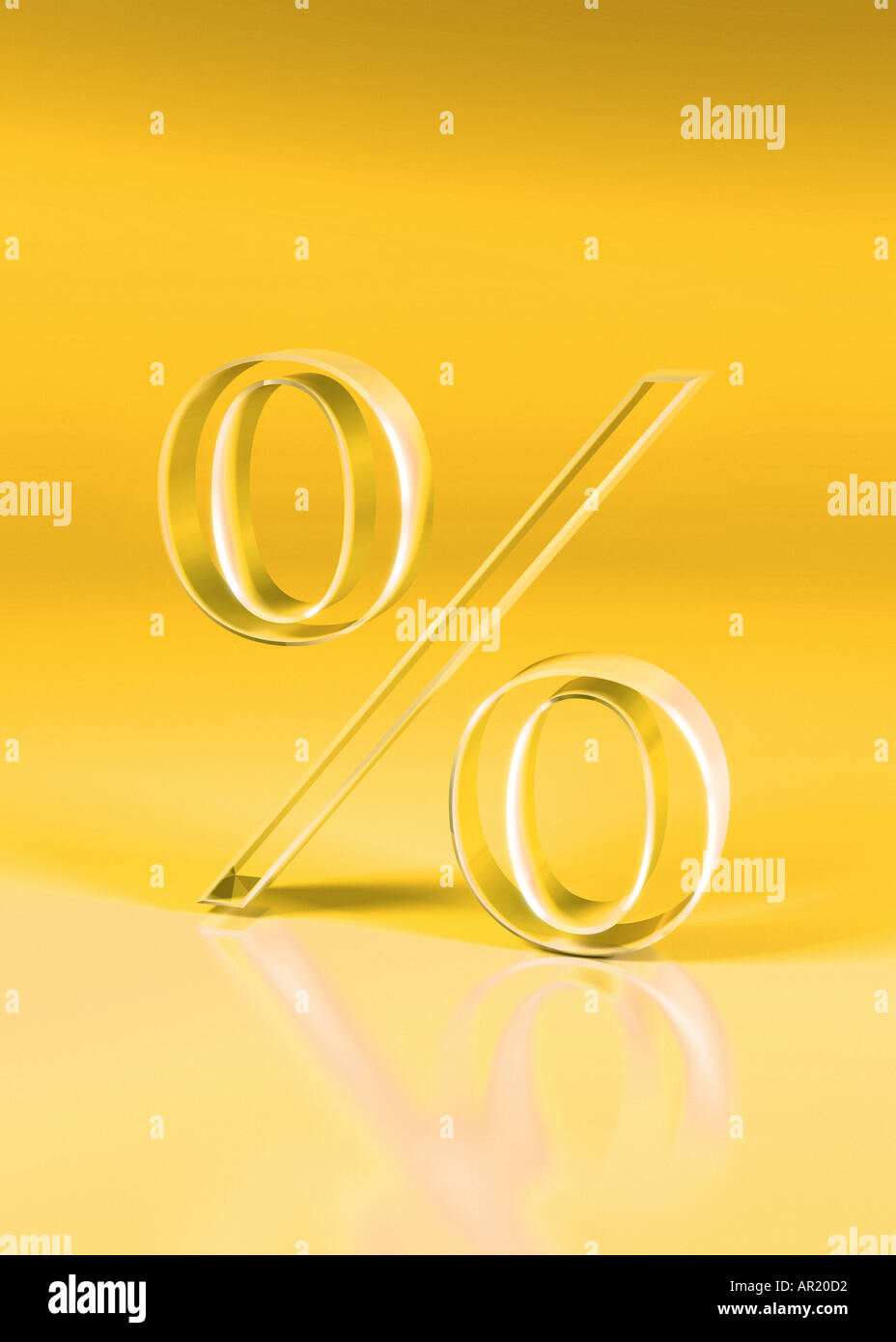 3D percentage sign Stock Photo - Alamy