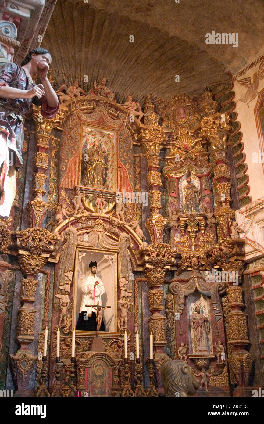 San Xavier Mission Del Bac Tucson Arizona USA Stock Photo - Alamy