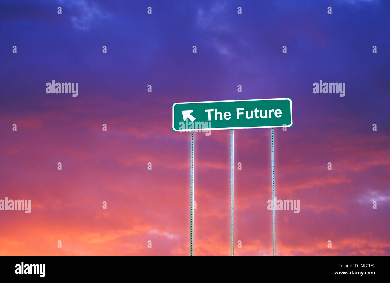 Future sign post hi-res stock photography and images - Alamy