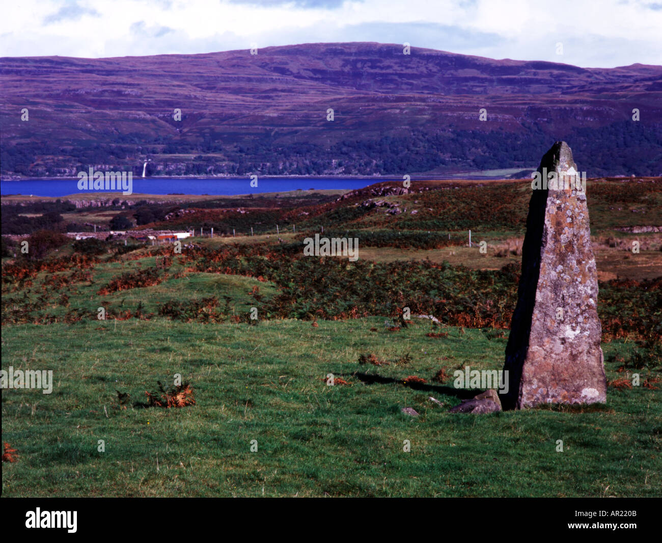 Standing Stone, Isle of Ulva, Scotland Stock Photo - Alamy