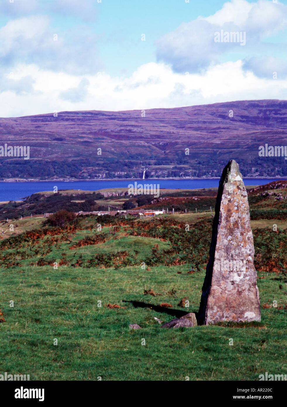 Standing Stone, Isle of Ulva, Scotland Stock Photo - Alamy