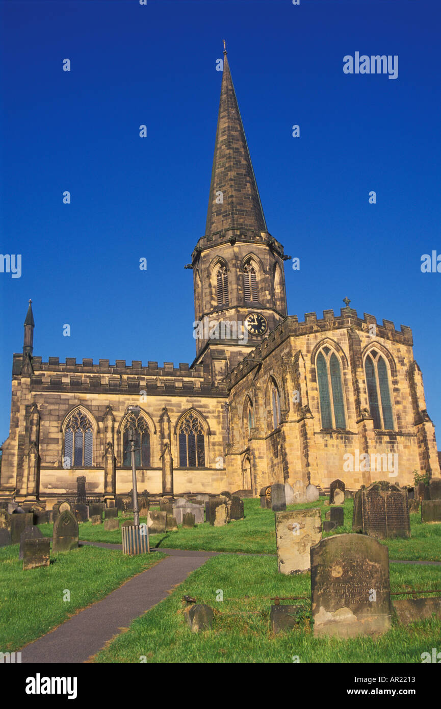 Parish church in Bakewell Derbyshire England GB UK EU Europe Stock ...