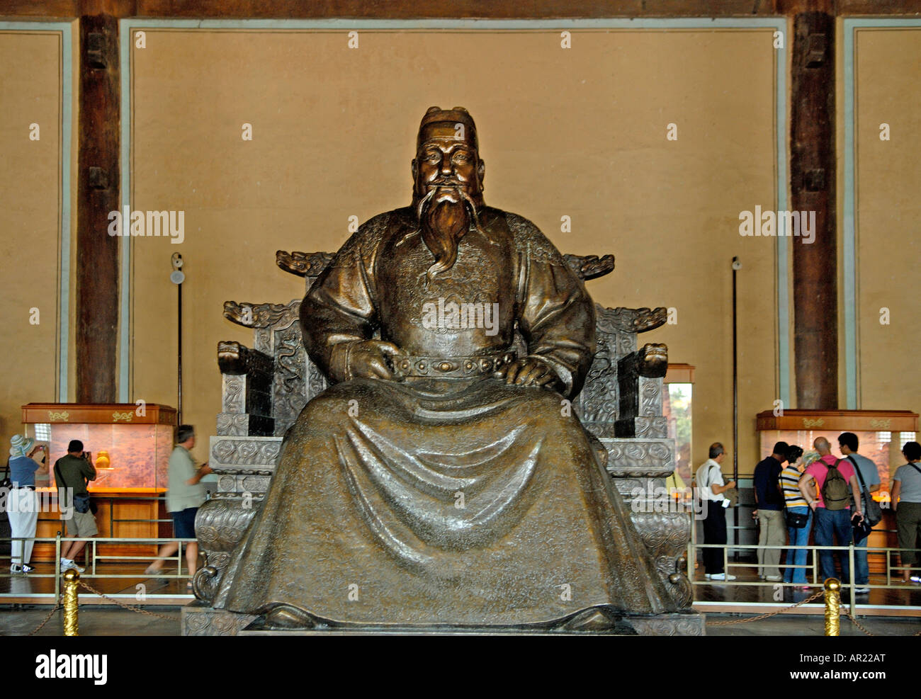 Emperor Ming Tomb Big Hall Beijing China Stock Photo - Alamy