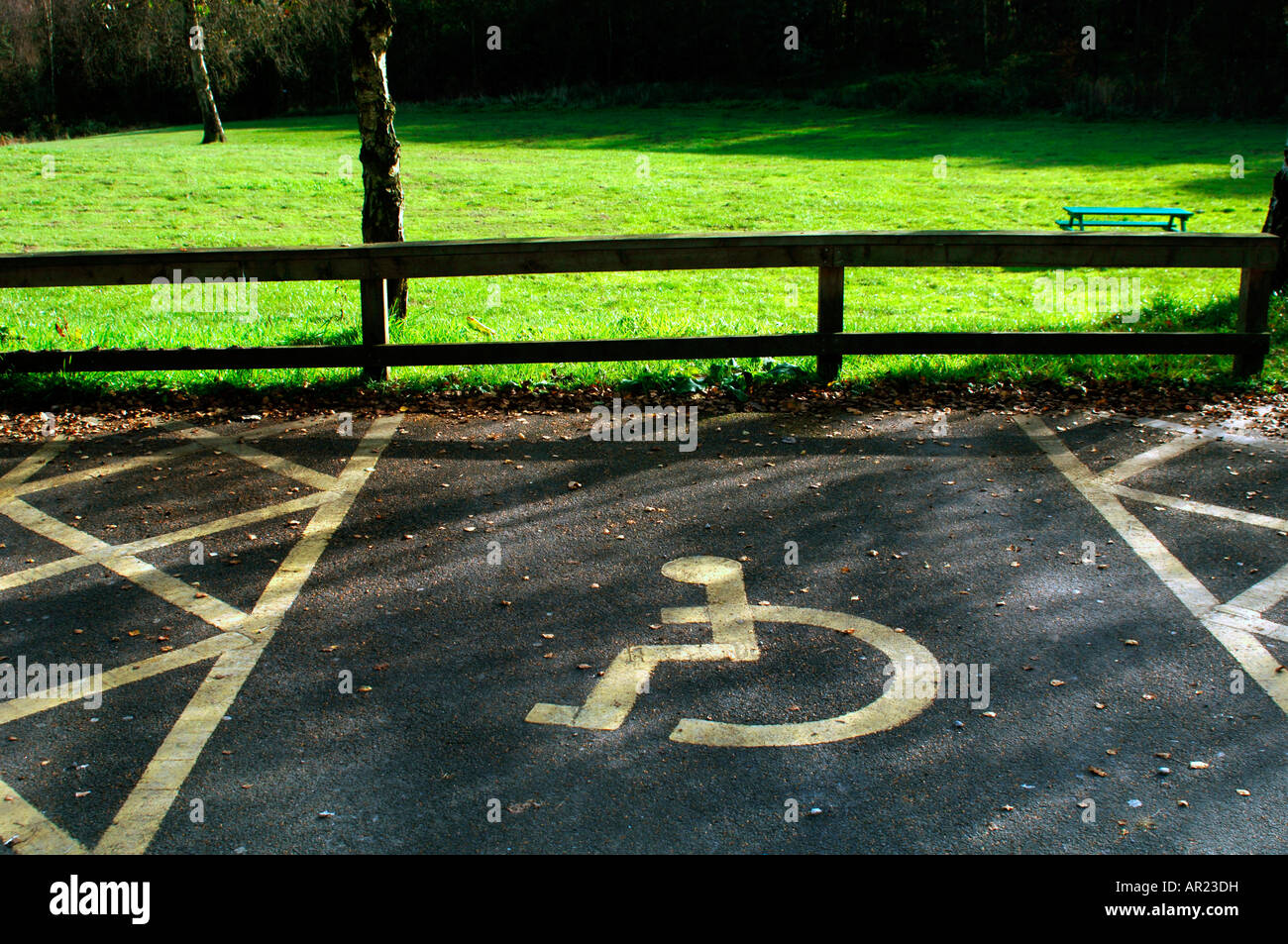 A Disabled Parking Space Stock Photo - Alamy