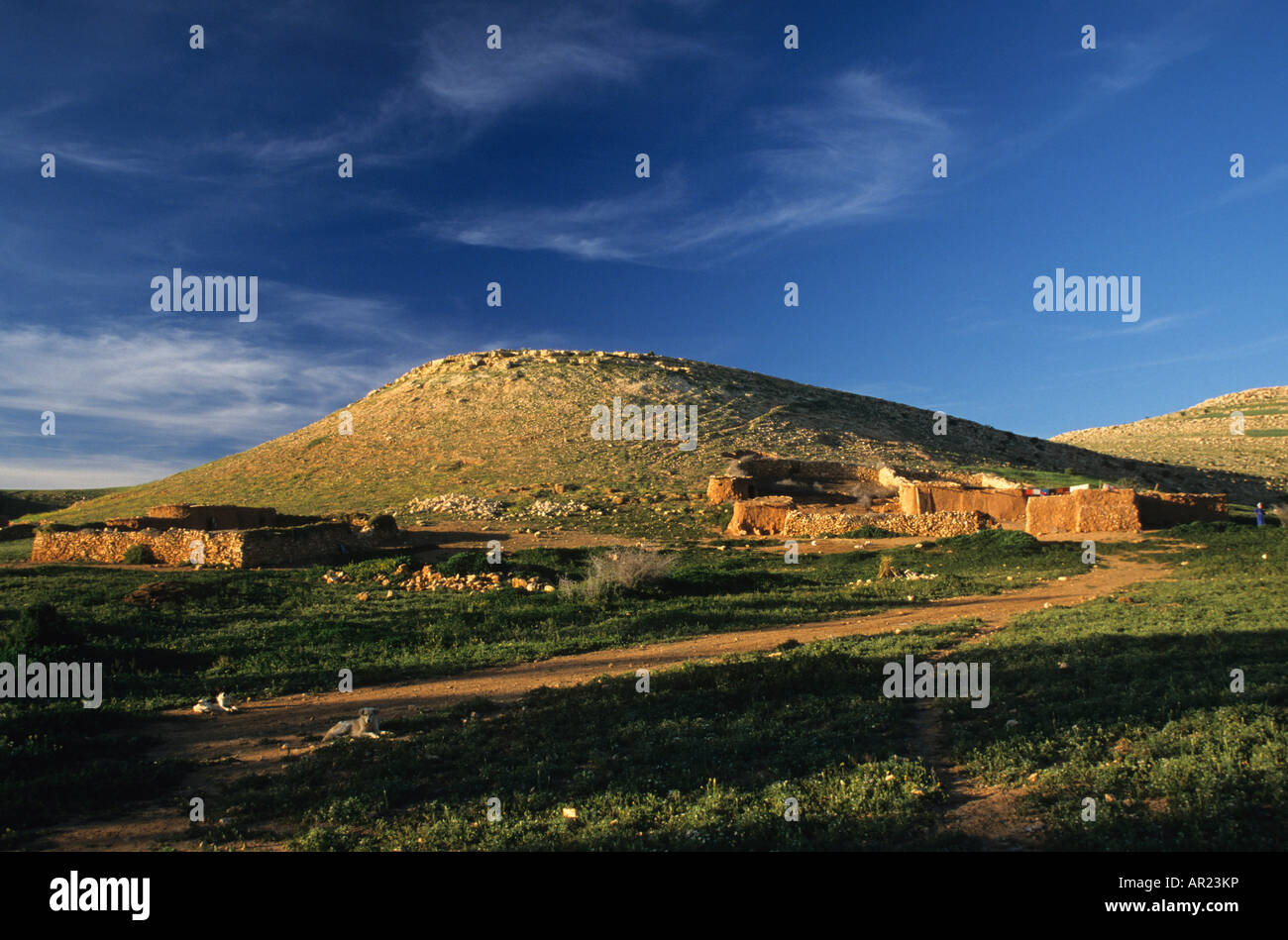 Small farm near Al Massira dam Morocco Stock Photo - Alamy