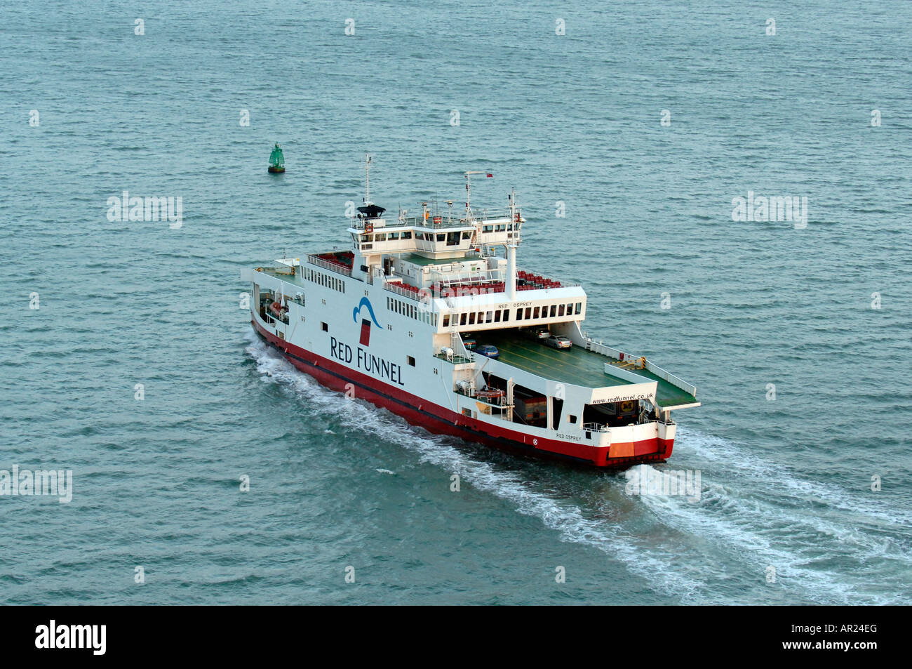 The Red Funnel Ferry operator to the Isle of Wight Stock Photo - Alamy