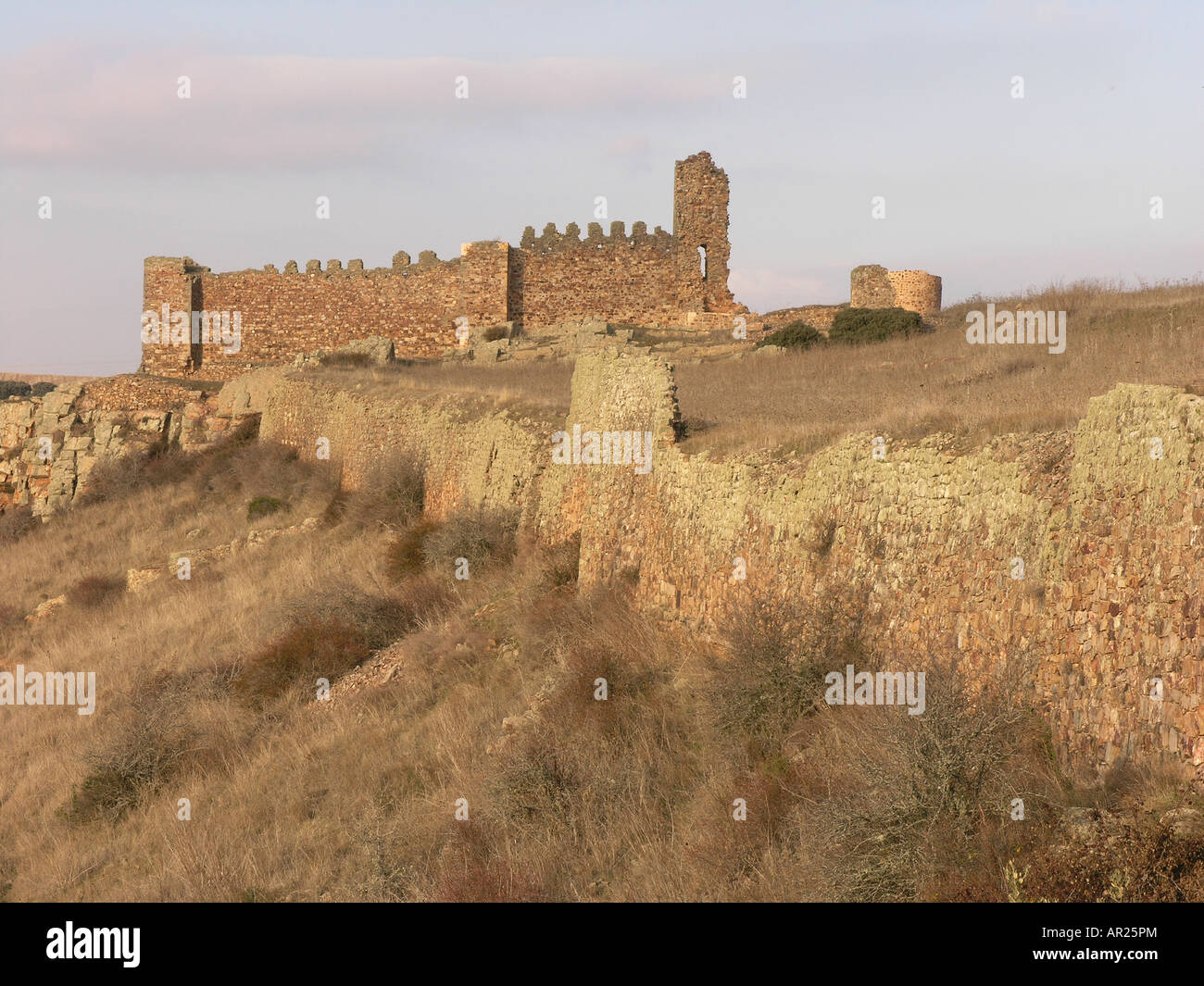 Castrotorafe castle in San Cebrian de Castro Zamora province Spain ...