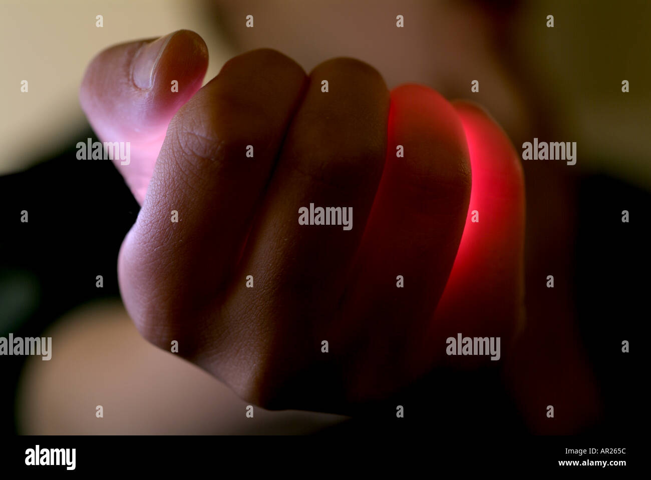 Light captured in a closed children hand Stock Photo - Alamy