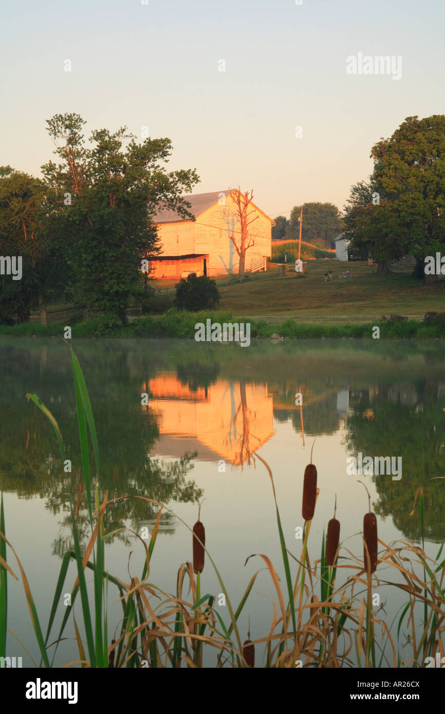Sunrise, Dayton, Shenandoah Valley, Virginia, USA Stock Photo - Alamy