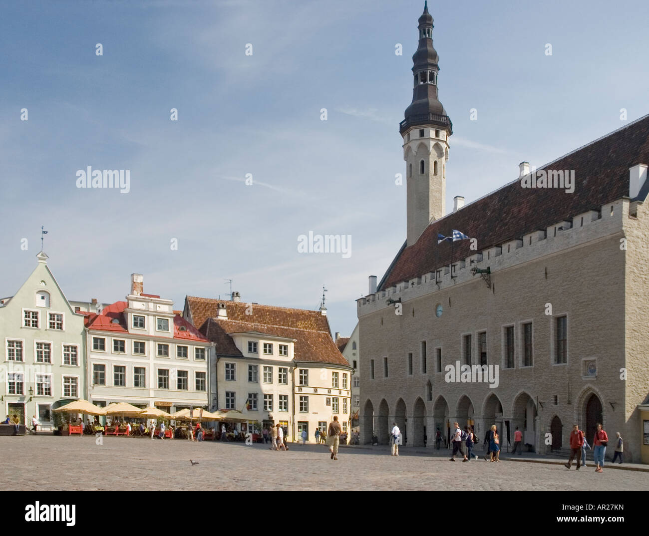 The town hall (Raekoda) on Tallinn Stock Photo - Alamy