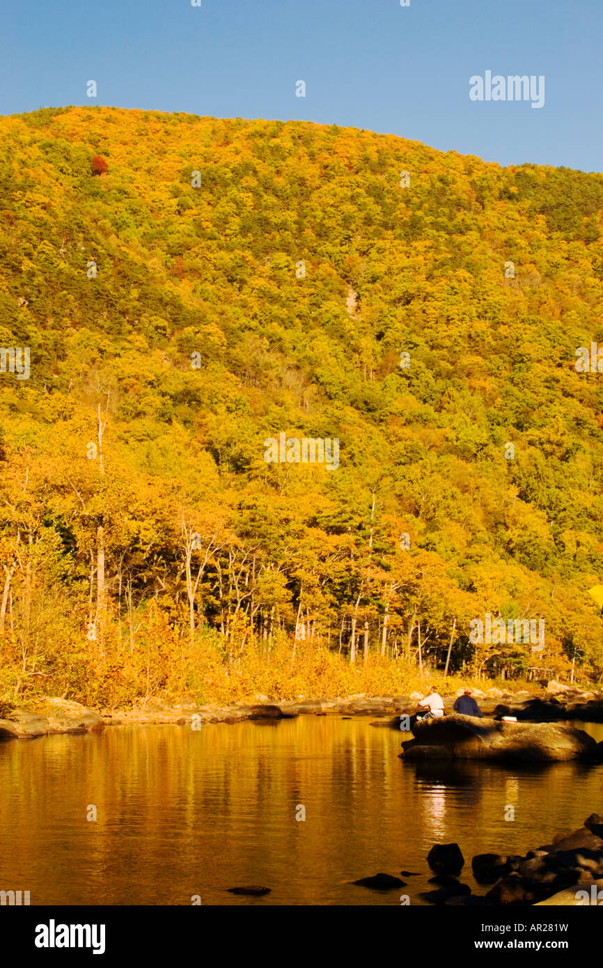 Maury River, Goshen Pass Natural Area Preserve, Goshen, Virginia, USA ...