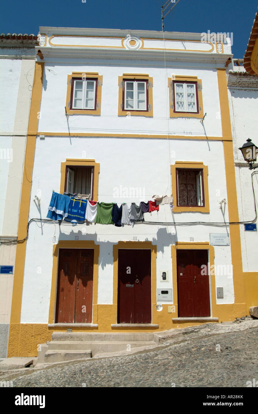 traditional town house in Beja, Alentejo, Portugal Stock Photo - Alamy