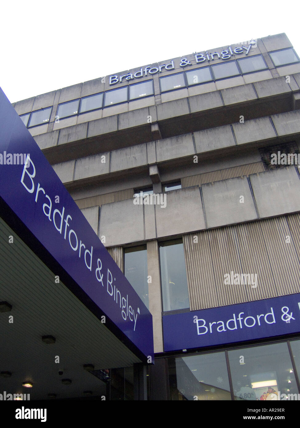 The bradford and bingley building society or bbbs hi-res stock ...