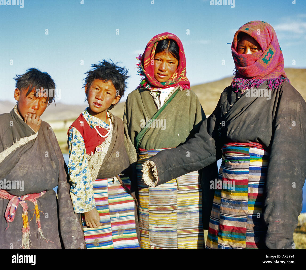 Tibetan children hi-res stock photography and images - Alamy
