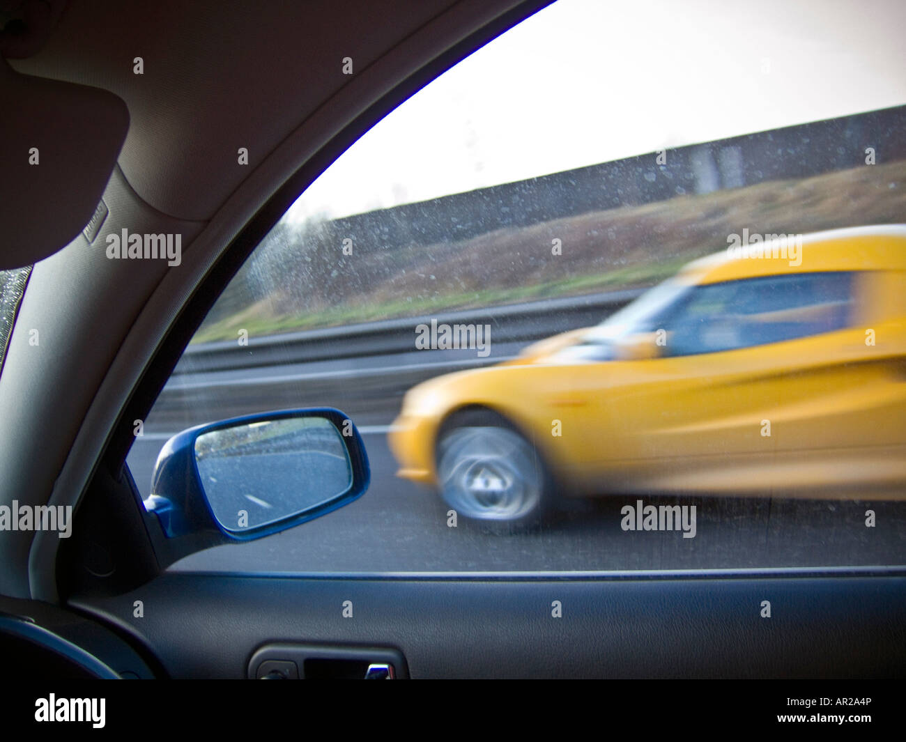 vehicles overtake on the motorway Stock Photo - Alamy