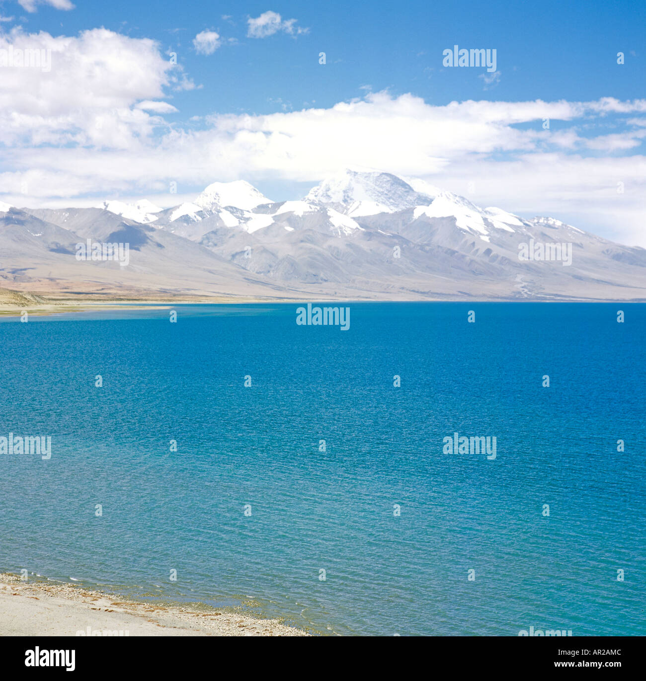 Lake Manasarovar The Holy Lake near Mount Kailash Tibet Asia Stock ...
