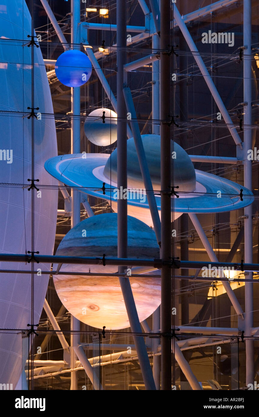 Planets at Hayden Planetarium in New York City Stock Photo - Alamy