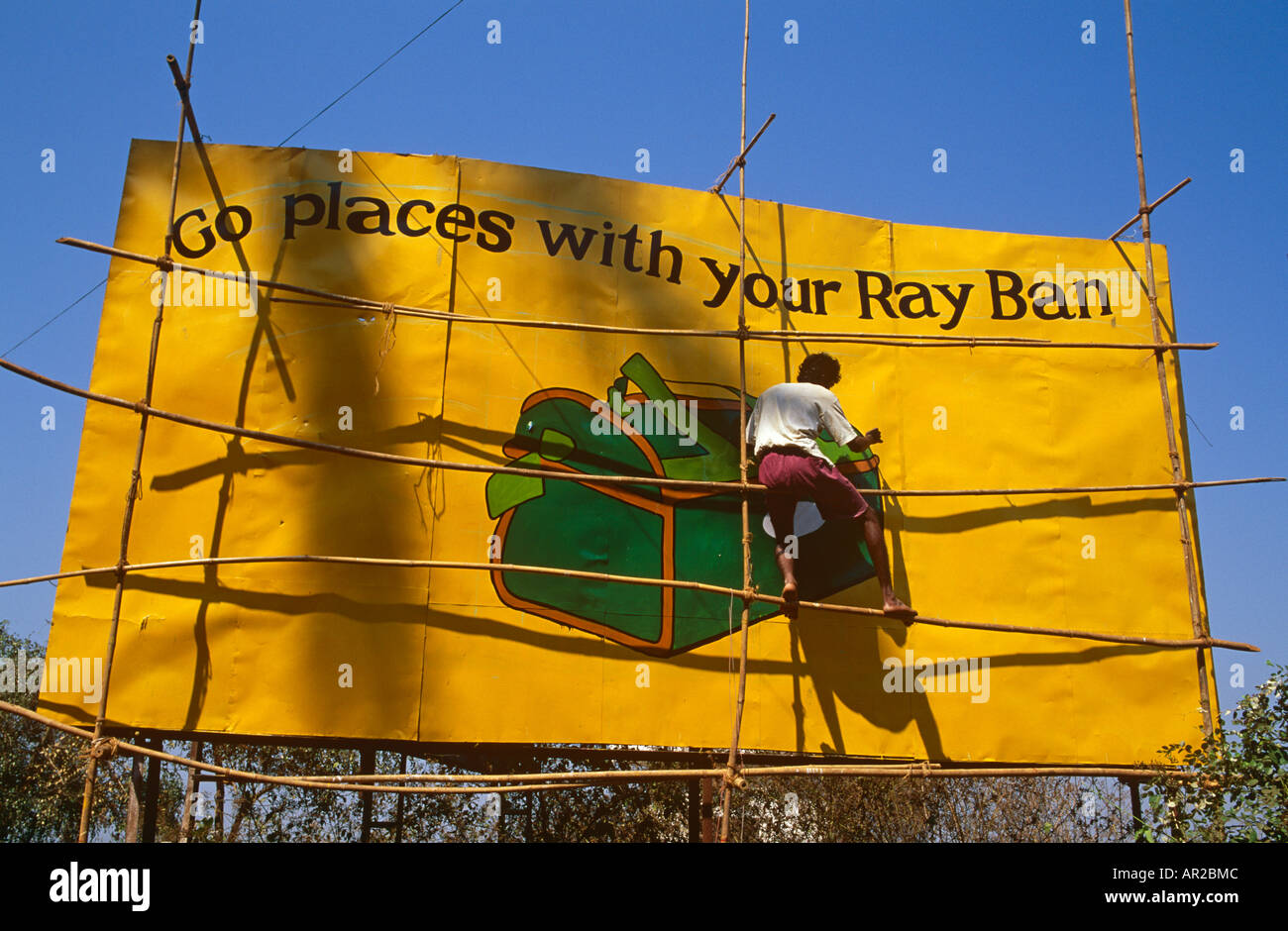 India sun painting hi-res stock photography and images - Alamy