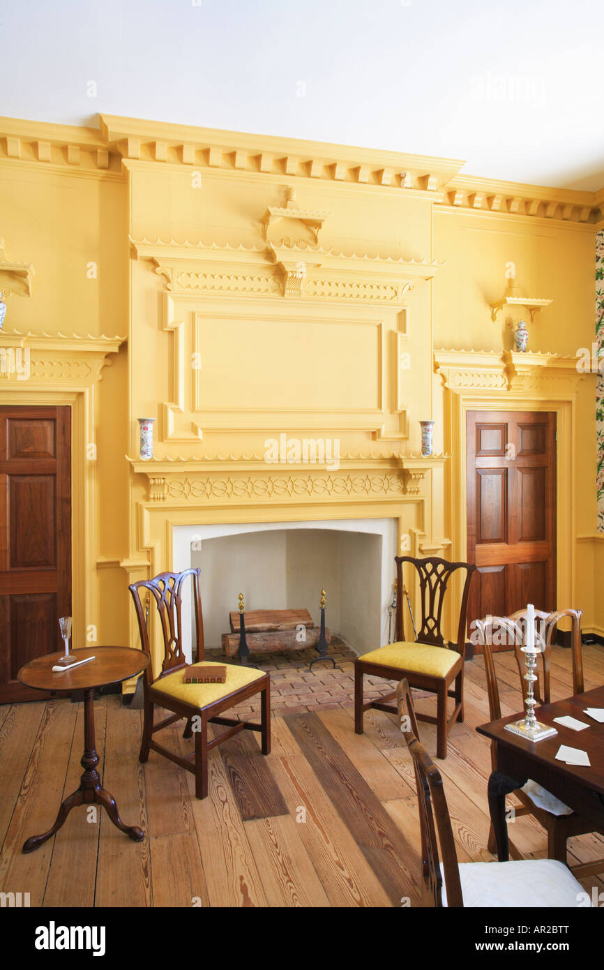 Parlor, Gunston Hall, Fairfax County, Virginia, USA Stock Photo - Alamy