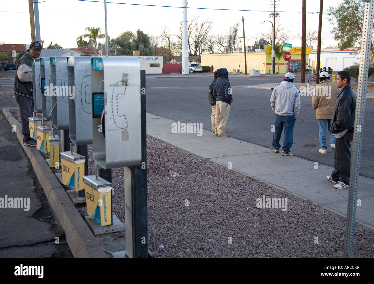 Immigrant day laborers for work hi-res stock photography and images - Alamy