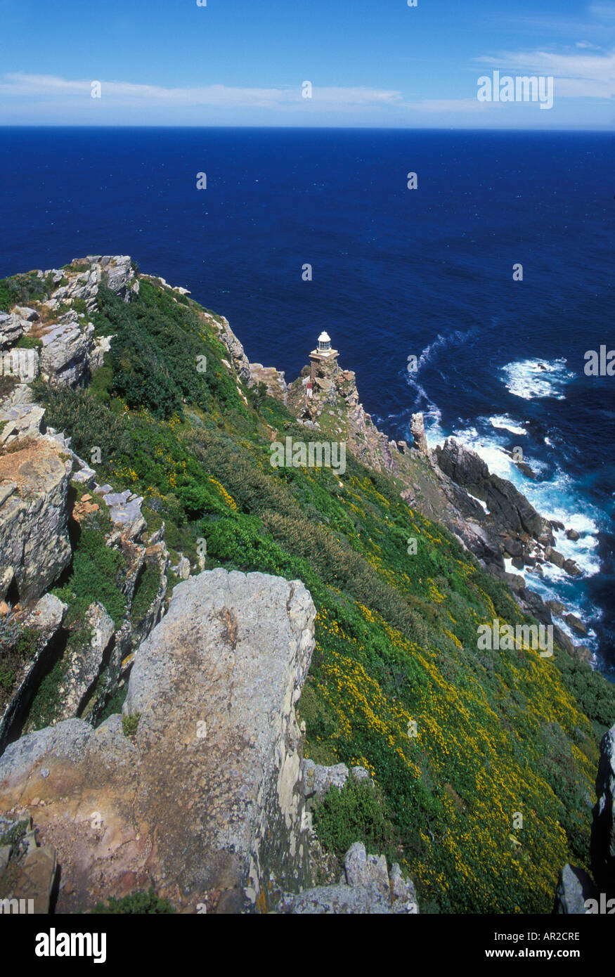 South Africa Table Mountain National Park Dias Point Lighthouse at Cape ...