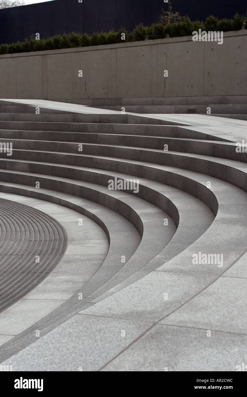 Curved steps, London Stock Photo - Alamy