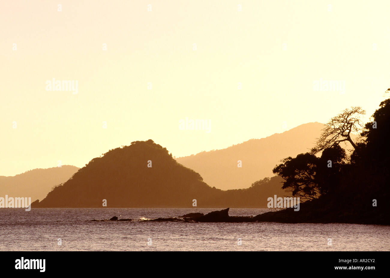 Philippines Palawan sunrise over the Island Stock Photo - Alamy
