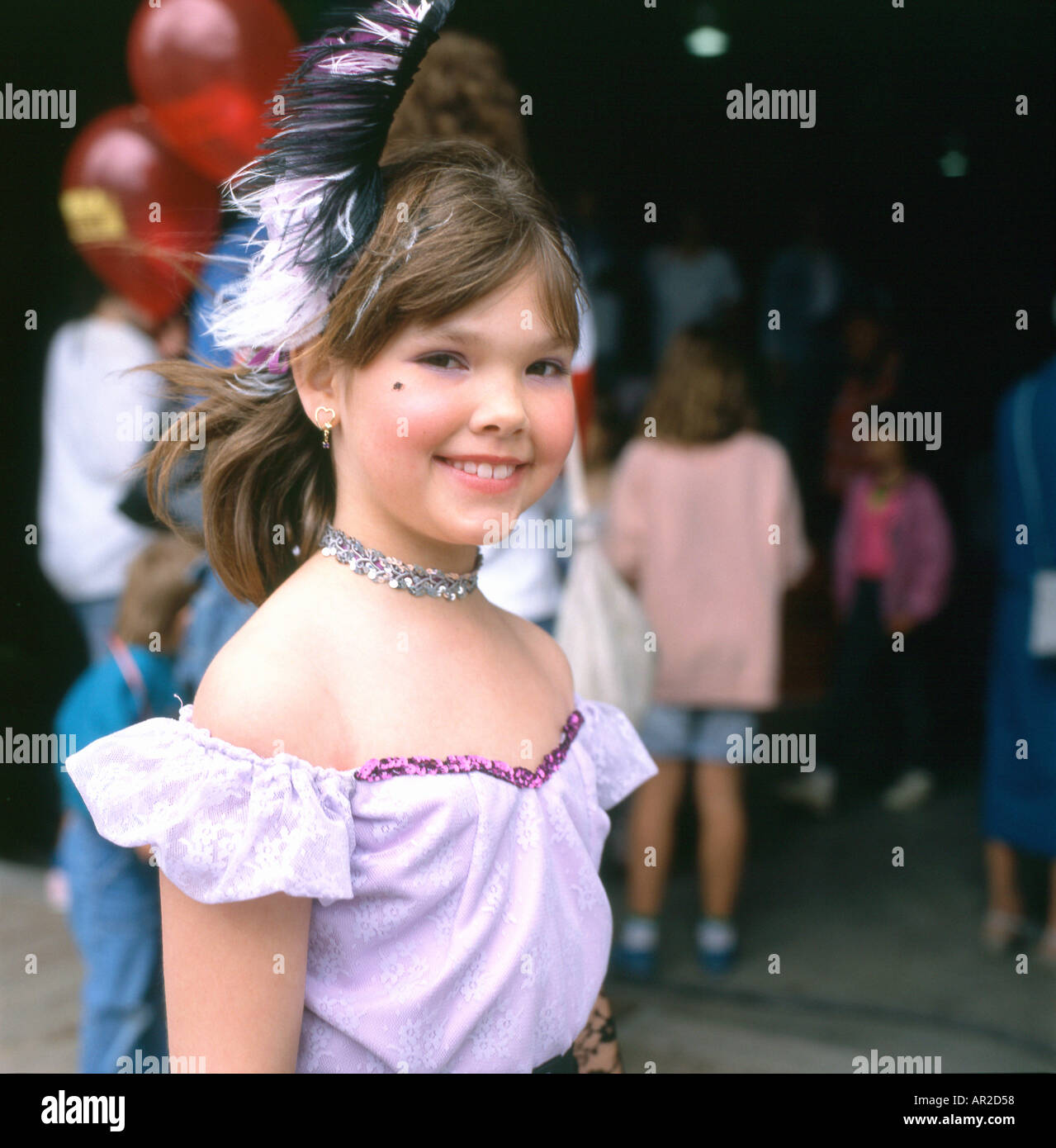 Young cancan girl at Lillooet Days Lillooet British Columbia Canada ...