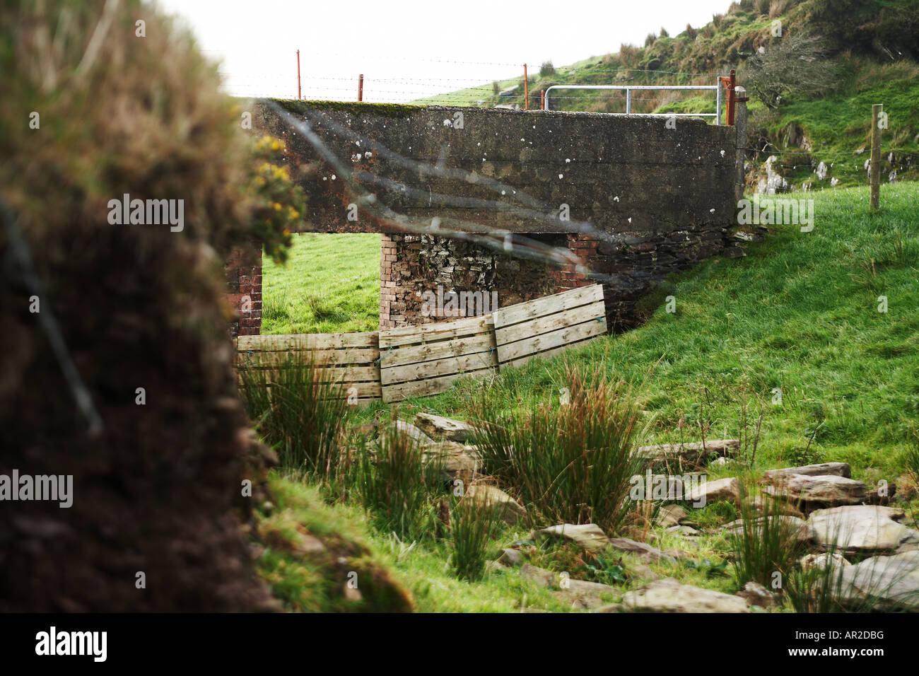 Old Farm Bridge in Slea Head Dingle Peninsula County Kerry Republic of ...