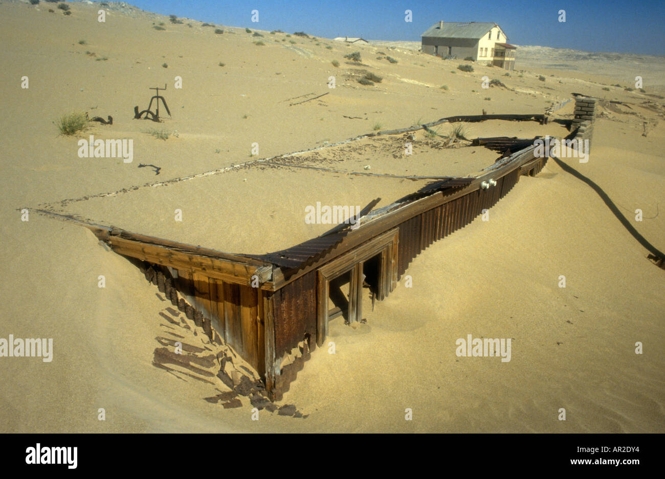 house in ghost-town of Kolmanskop, Namibia Stock Photo - Alamy