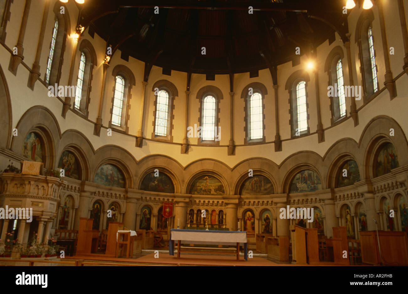 Interior of Anglican Chapel, Wormwood Scrubs Stock Photo - Alamy