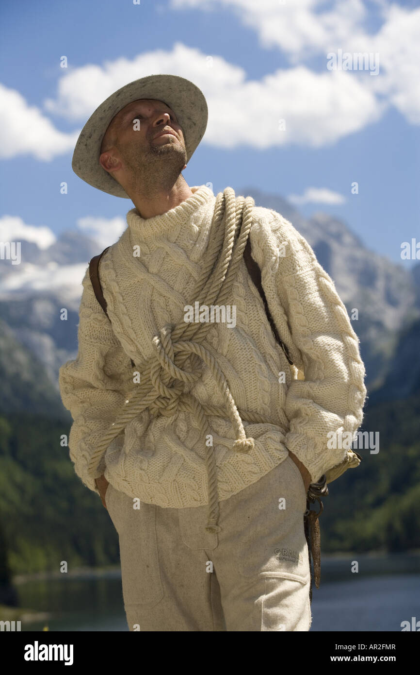 Climber in traditional clothing hi-res stock photography and images - Alamy