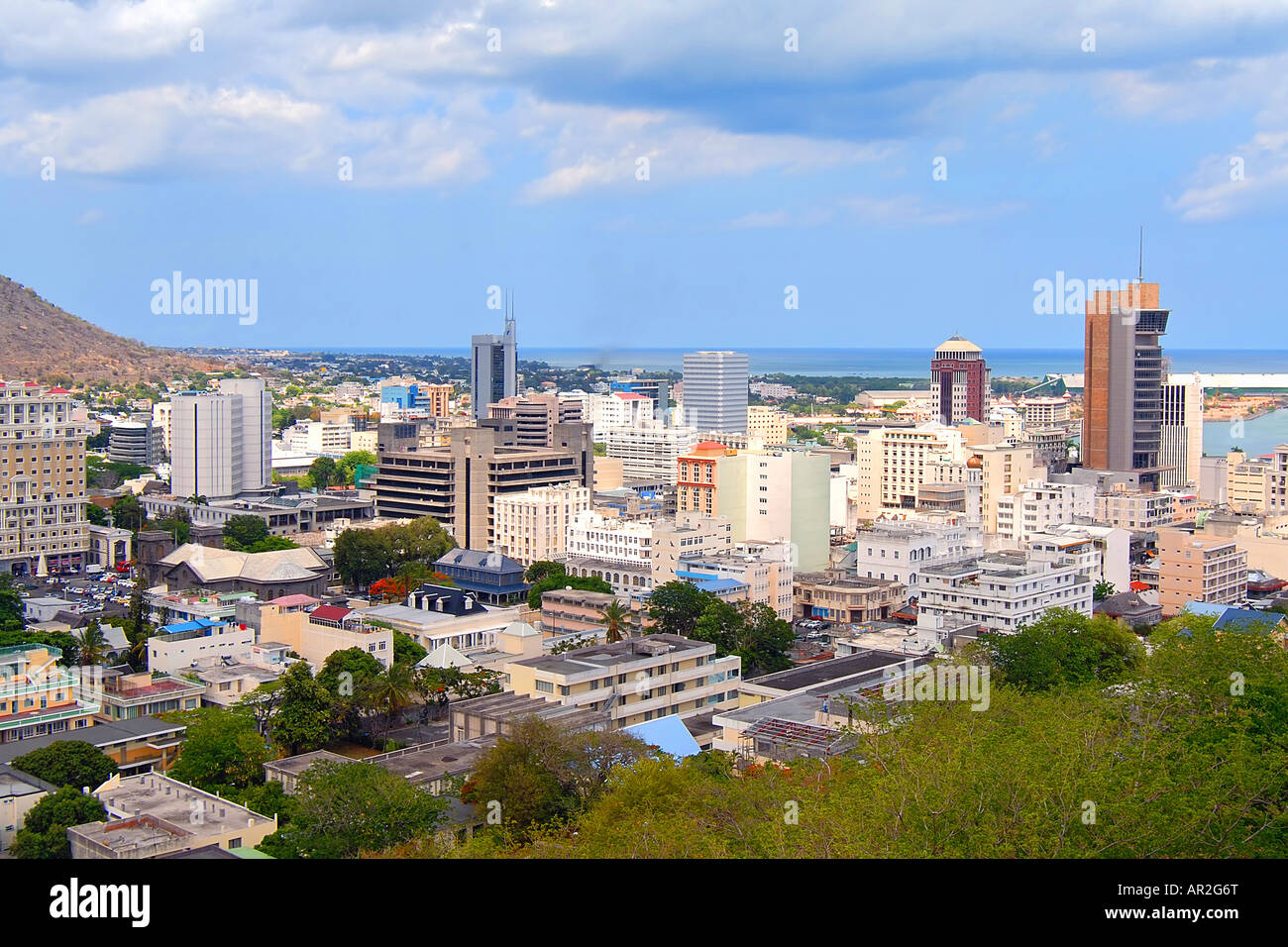 Mauritius port louis financial district hi-res stock photography and ...