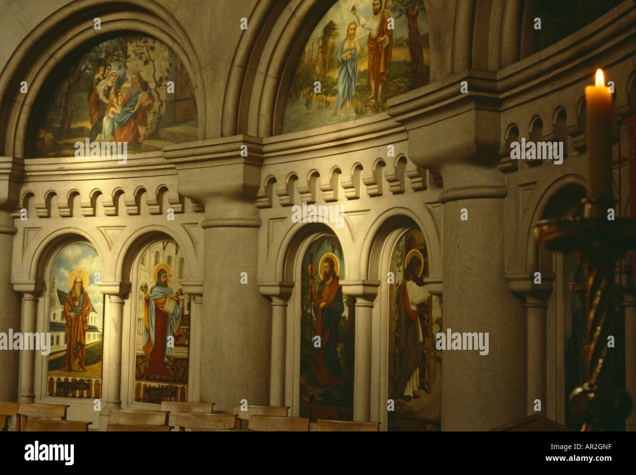 interior of Anglican Chapel, HMP Wormwood Scrubs, London Stock Photo ...