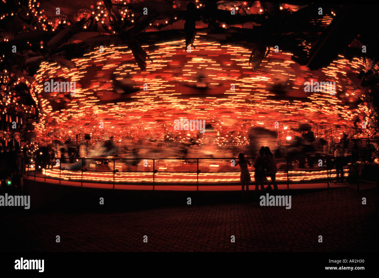Indoor carousel at the House of the Rock a popular tourist destination ...