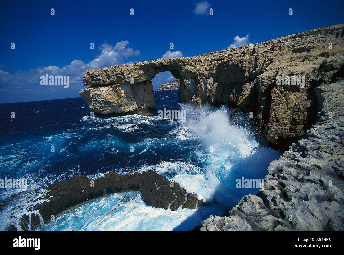 Fungus Rock, Blue Window, Gozo Malta Stock Photo - Alamy